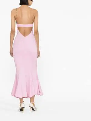 Attico Fishtail-hem Dress