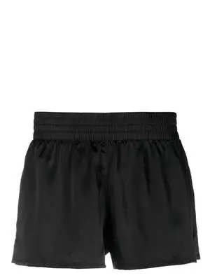 MAISON CLOSE Smocked Elasticated-waistband Boxers - Black
