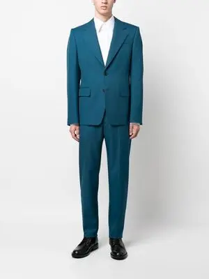 Alexander McQueen Tailored Single-breasted Blazer - Blue