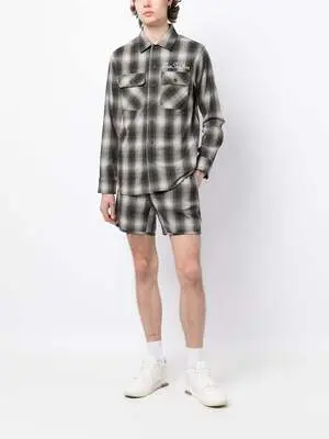 BLUE SKY INN Check Pattern Shorts