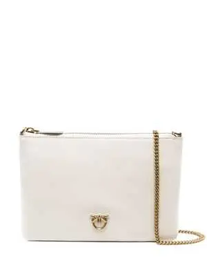 Pinko Logo-plaque Satchel - White
