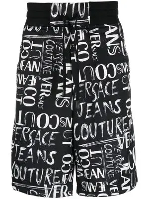 Versace Logo-print Track Shorts