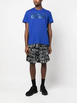 Versace Logo-print Track Shorts