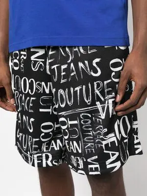 Versace Logo-print Track Shorts