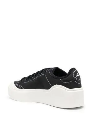 Adidas By Stella McCartney Logo Print Sneakers - Black