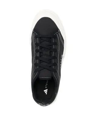 Adidas By Stella McCartney Logo Print Sneakers - Black