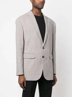 Dsquared2 Single-breasted Checked Jacket