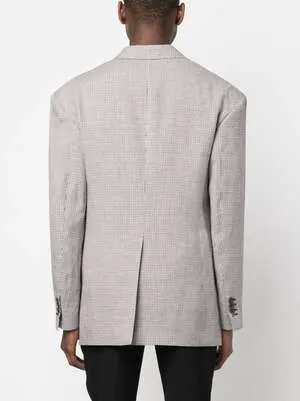 Dsquared2 Single-breasted Checked Jacket