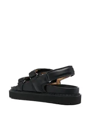 Isabel Marant Étoile Madee Leather Slingback Sandals - Black