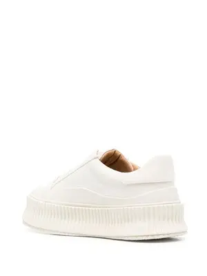 JIL SANDER Canvas Low-top Sneakers - Neutrals