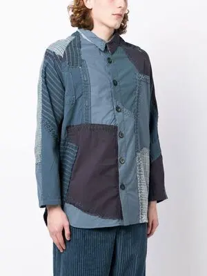 By Walid Miles Panelled Shirt Jacket