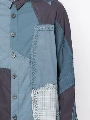 By Walid Miles Panelled Shirt Jacket