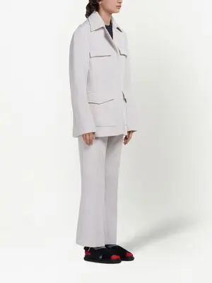 Marni Straight-leg Kick-flare Trousers