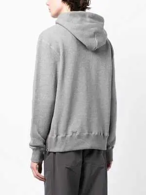 THE POWER FOR THE PEOPLE Logo Print Drawstring Hoodie