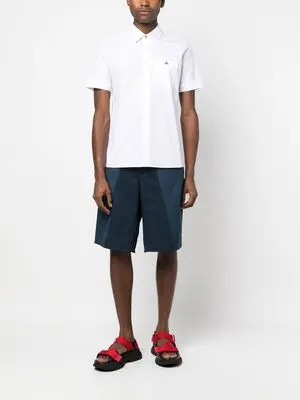 VIVIENNE WESTWOOD Organic Cotton Short-sleeve Shirt - White