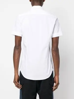 VIVIENNE WESTWOOD Organic Cotton Short-sleeve Shirt - White