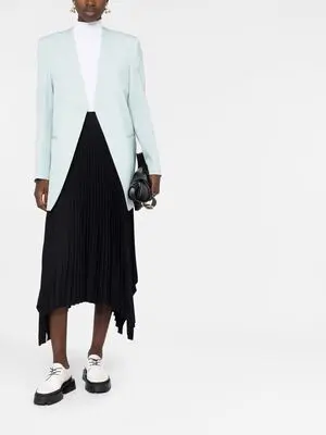JIL SANDER Single-button Wool Blazer - Green