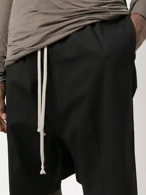 Rick Owens Drop-crotch Bermuda Shorts