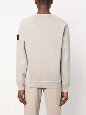 Stone Island Copass-patch Crew-neck Sweatshirt
