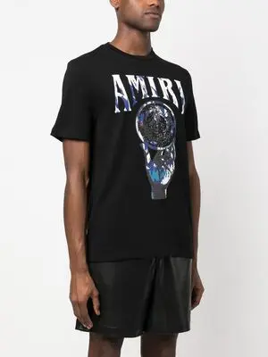 Amiri Crystal Ball Cotton T-shirt - Black