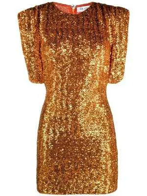 Attico Sequin-embellished Mini Dress