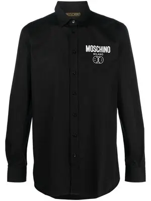 Moschino Chest Logo-print Detail Shirt