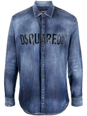 Dsquared2 Denim Shirts For Men