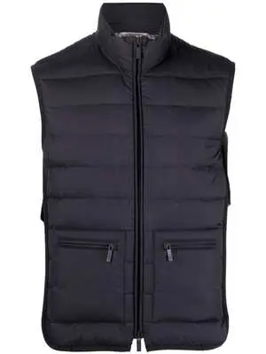 Thom Browne Down-feather Padded Gilet - Blue