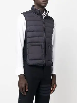 Thom Browne Down-feather Padded Gilet - Blue