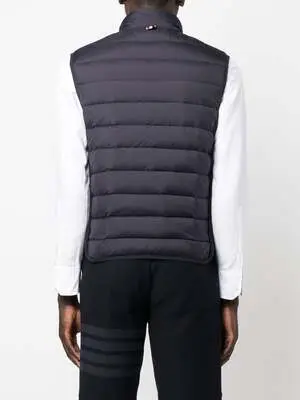 Thom Browne Down-feather Padded Gilet - Blue