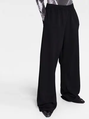 Balenciaga Wide-leg Trousers - Black