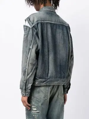 NEIGHBORHOOD Distressed Denim Jacket