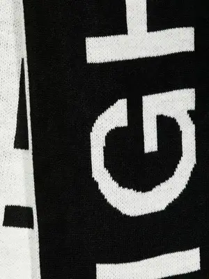 NEIGHBORHOOD Intarsia-knit Logo Scarf