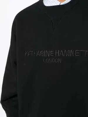 NEIGHBORHOOD Embroidered Logo Cotton Sweatshirt - Black