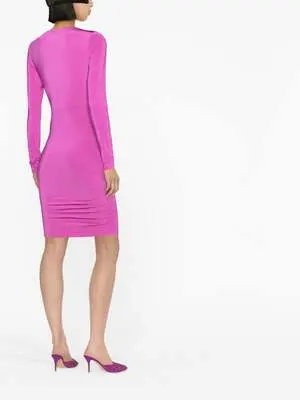 Patrizia Pepe Knot-detail Stretch-jersey Dress