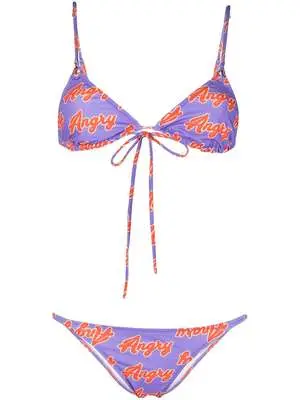 Natasha Zinko Angry Print Bikini