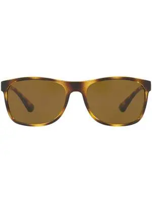 SUNGLASS HUT Tortoiseshell Square Frame Sunglasses - Brown