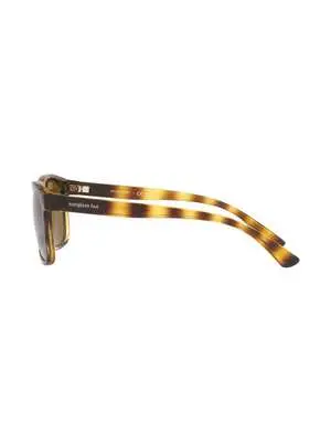 SUNGLASS HUT Tortoiseshell Square Frame Sunglasses - Brown