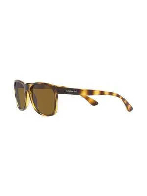 SUNGLASS HUT Tortoiseshell Square Frame Sunglasses - Brown