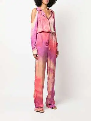 Roberto Cavalli Tie-dye Jumpsuit