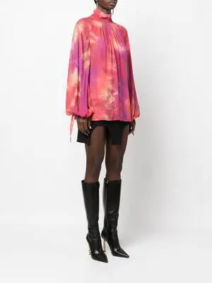 Roberto Cavalli Tie-dye Blouse - Pink