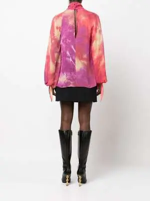 Roberto Cavalli Tie-dye Blouse - Pink