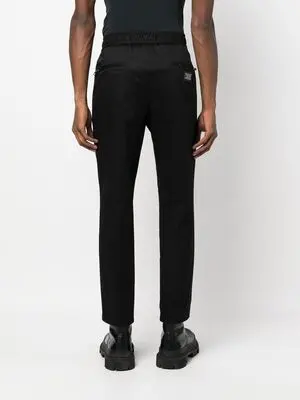 Dolce & Gabbana Dg Essentials Stretch-cotton Track Pants - Black