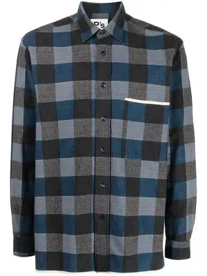 President's Check-print Cotton Shirt