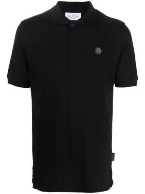 Philipp Plein Snake-logo Polo Shirt - Black
