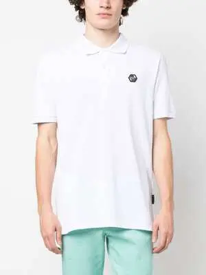Philipp Plein Snake-logo Polo Shirt - White
