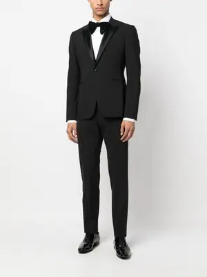 Emporio Armani Single-breasted Suit - Black