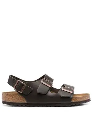 BIRKENSTOCK Buckle-fastening Leather Sandals