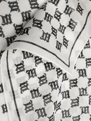 MISBHV Two-tone Monogram Scarf