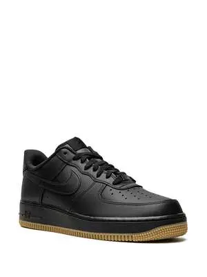 Nike Air Force 1 Low '07 Gum Sneakers - Black